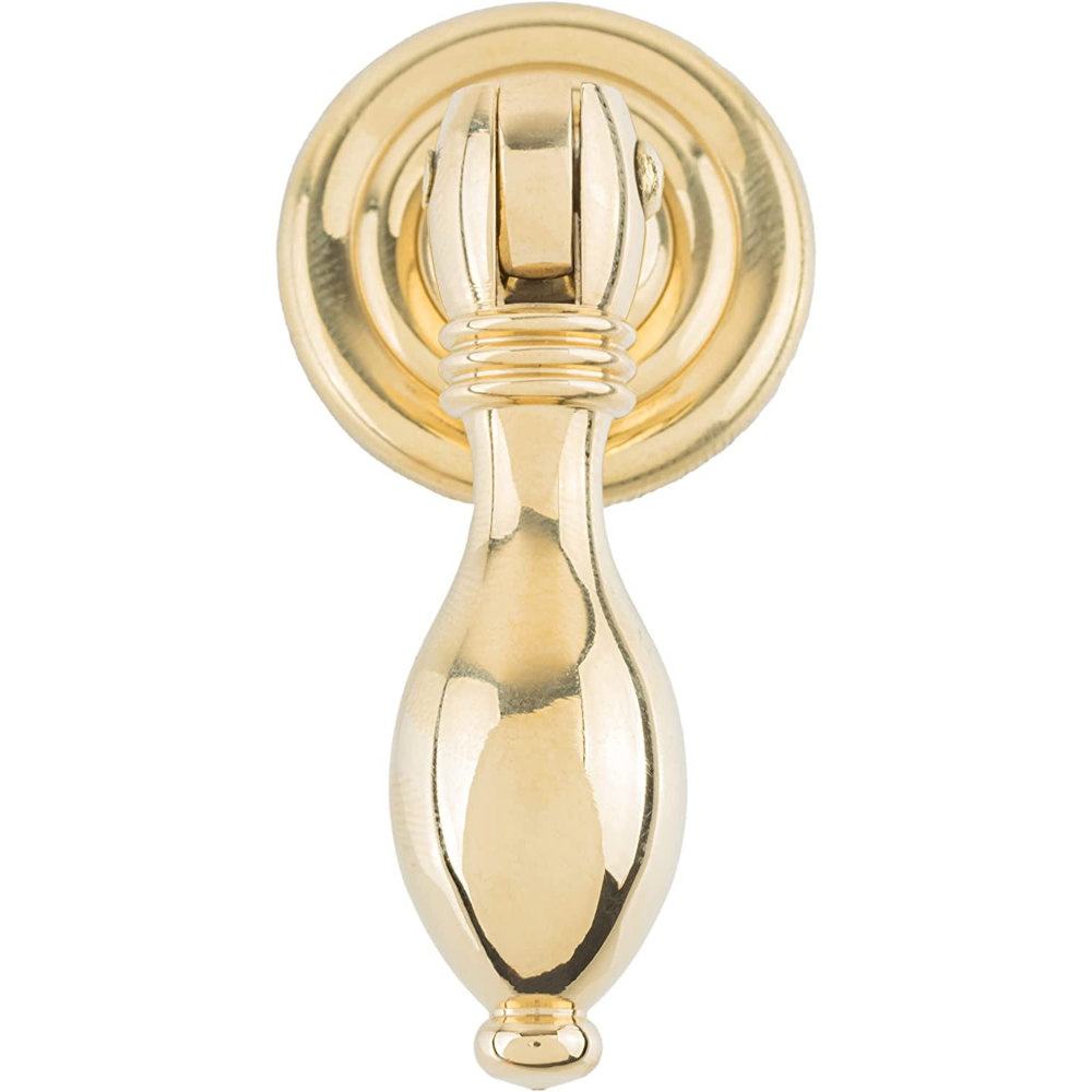 UNIQANTIQ HARDWARE SUPPLY Colonial Revival Large Brass Tear Drop Drawer ...