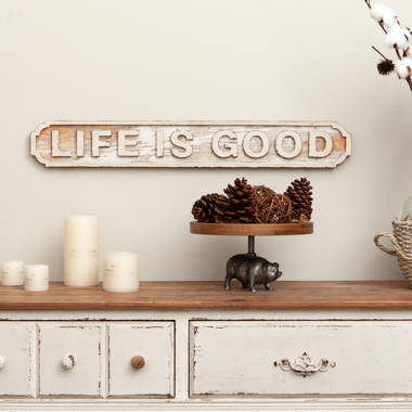 AttractionDesignHome Handmade Wood Text Wall Decor & Reviews | Wayfair