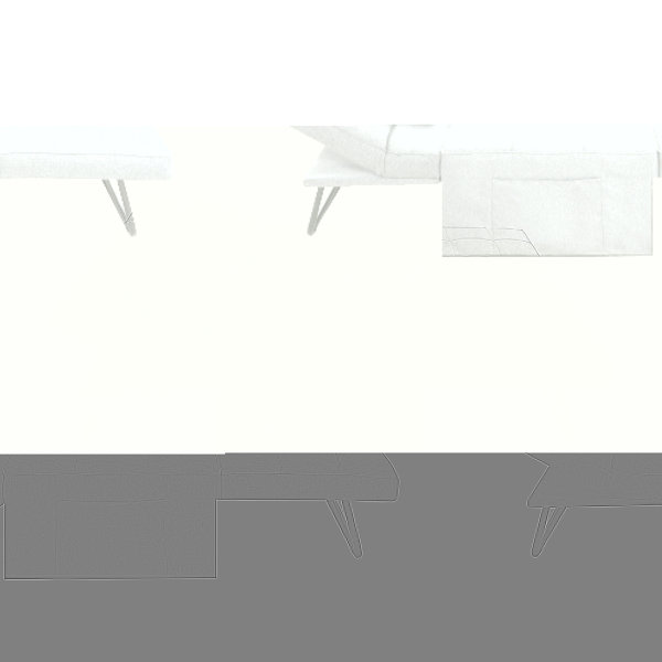 Hokku Designs Gesko Convertible Ottoman, Large Ottoman Coffee Table, 4 ...