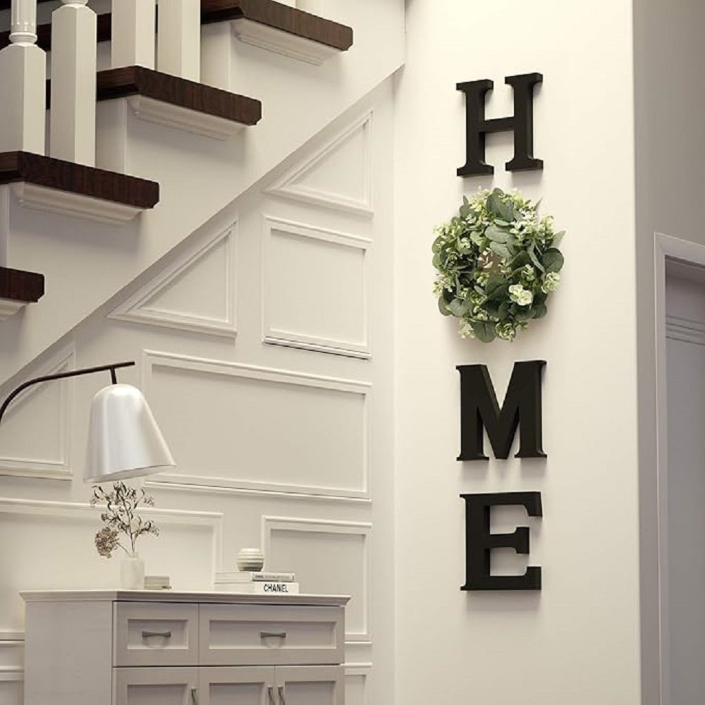 Gracie Oaks Wood Home Sign For Wall Decor Wooden Home Letters With ...