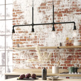 Steelside™ Reece 4 - Light Kitchen Island Linear Chandelier & Reviews ...
