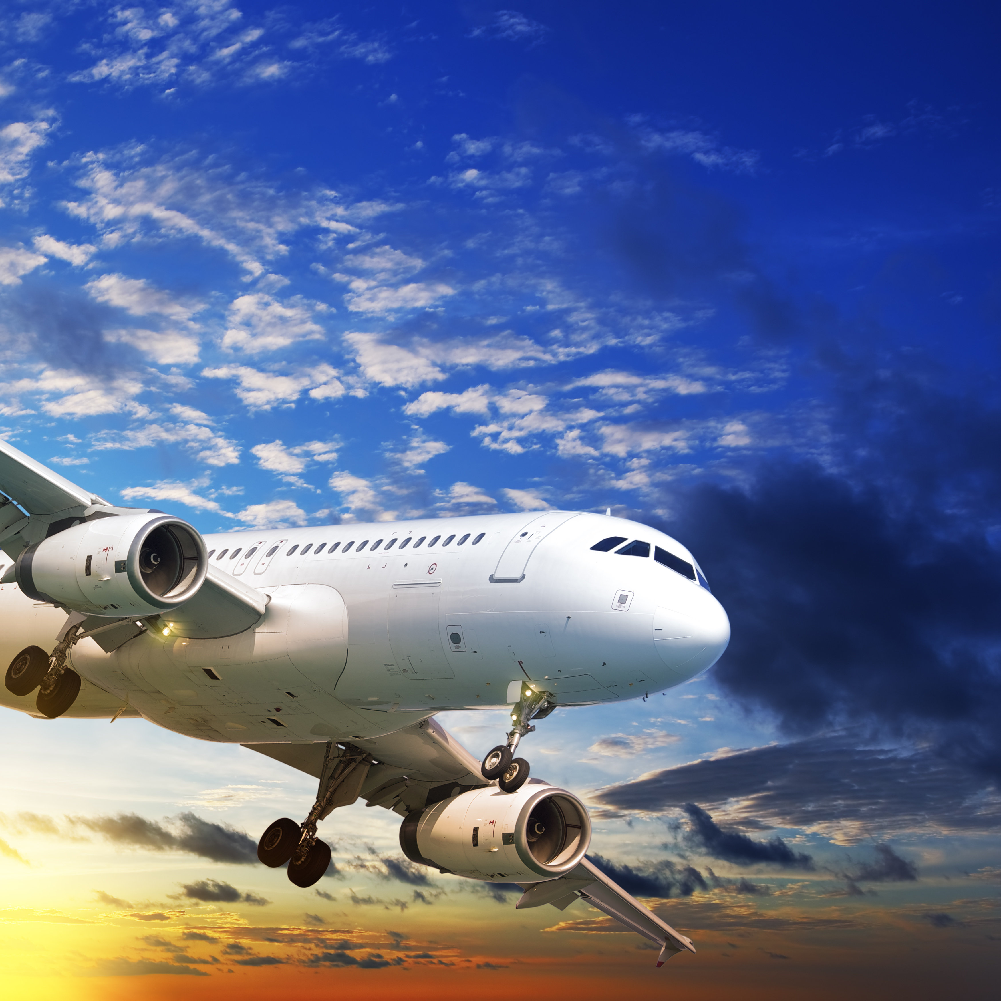 Rosecliff Heights Taelyn Jet Plane In Sky On Canvas by Cgiheart ...