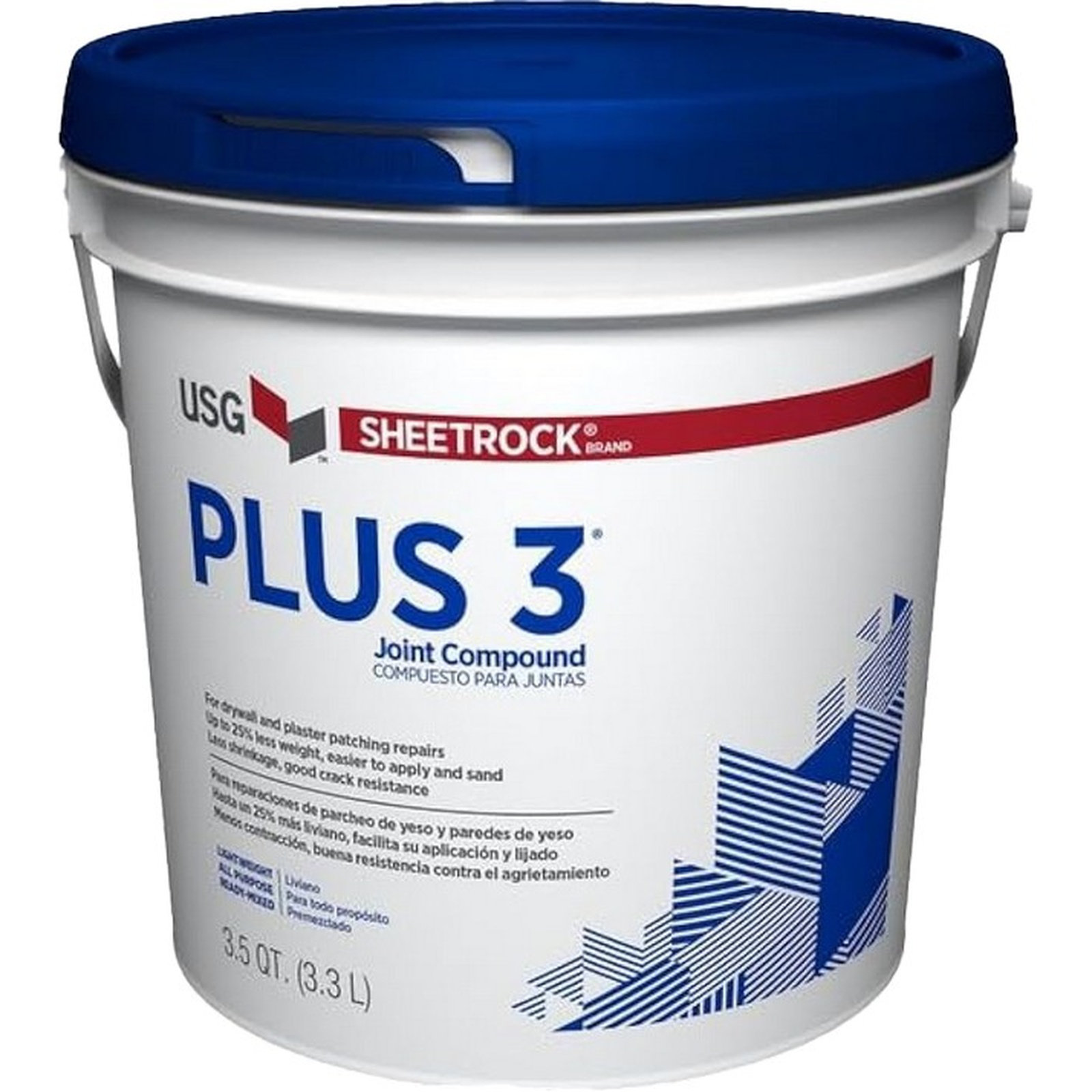 FixtureDisplays USG 384013004 3.5Qt Plus-3 Lightweight Joint Compound ...