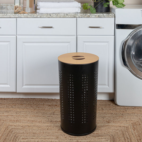 Household Essentials Metal Laundry Hamper | Wayfair