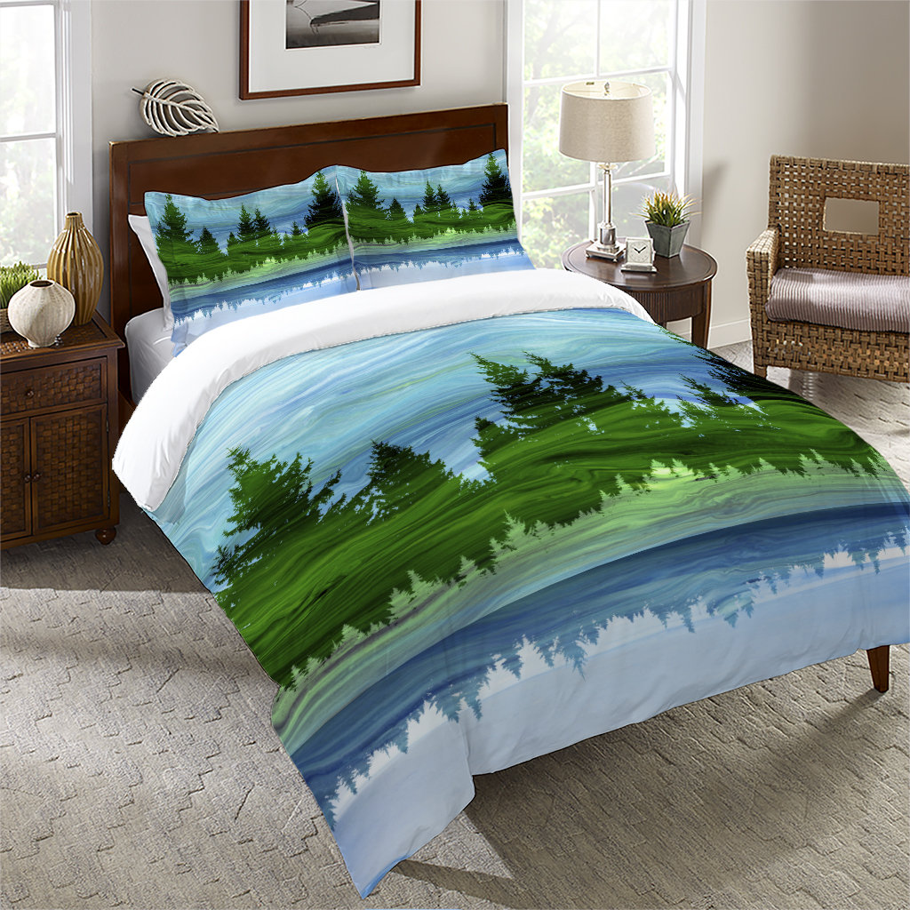 Laural Home Scenic Forest Scenic Forest Comforter | Wayfair