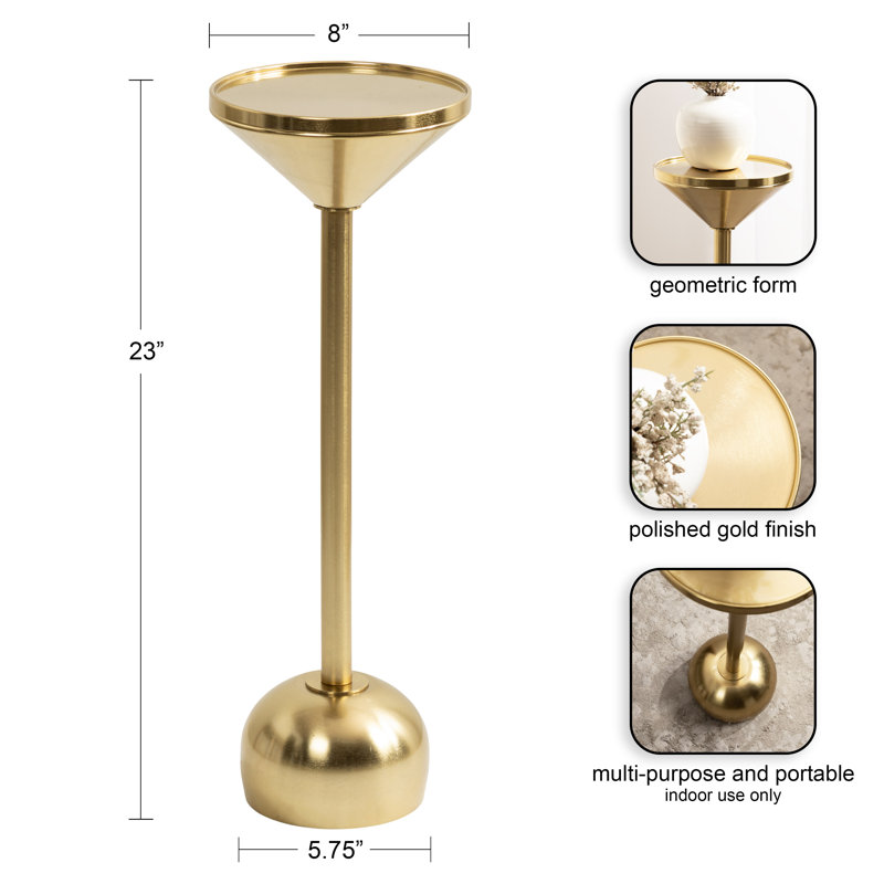 Mercer41 Decorative Round Martini Drink Table & Reviews | Wayfair