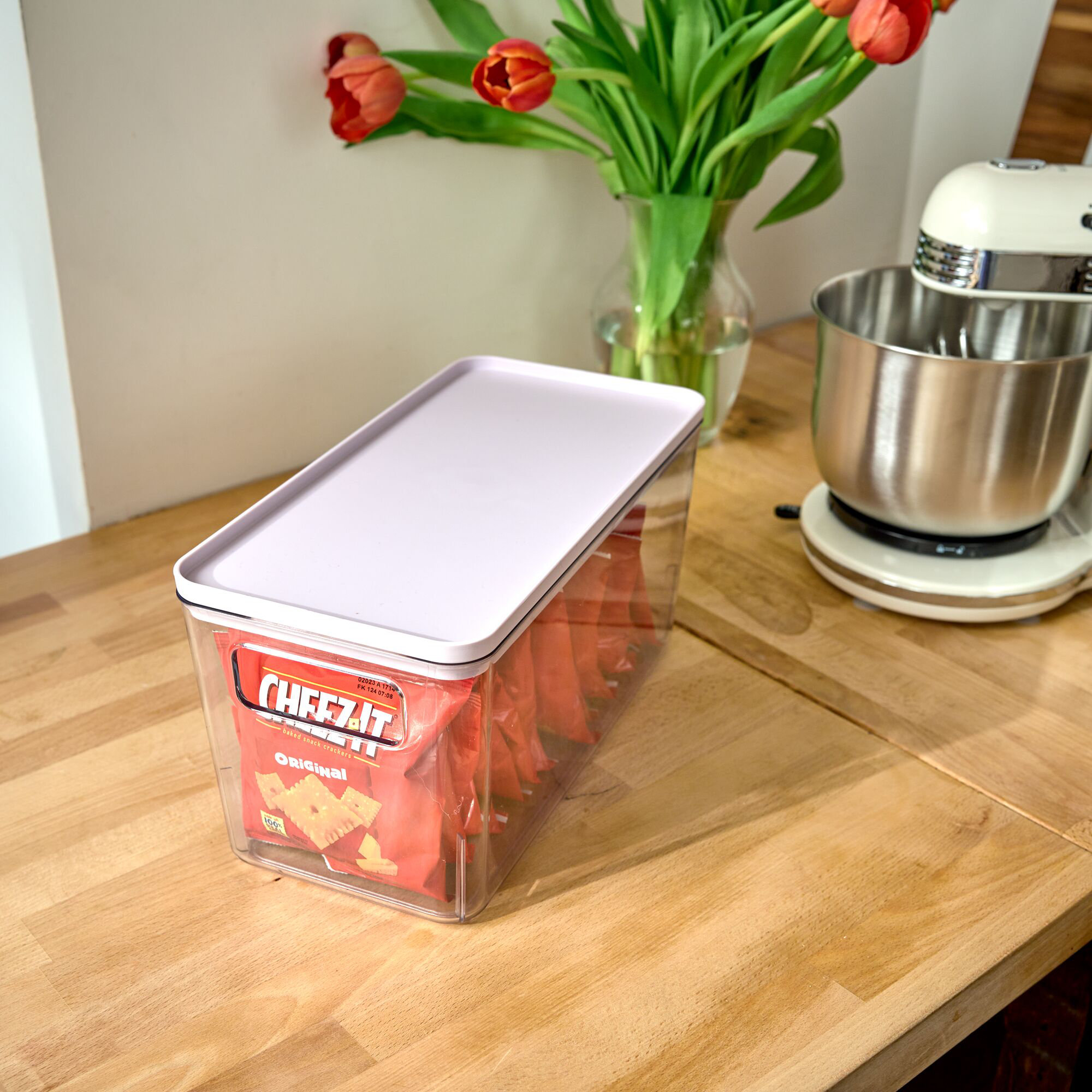 iDesign Rosanna Pansino x iDesign Plastic Kitchen Storage Bin with Lid ...