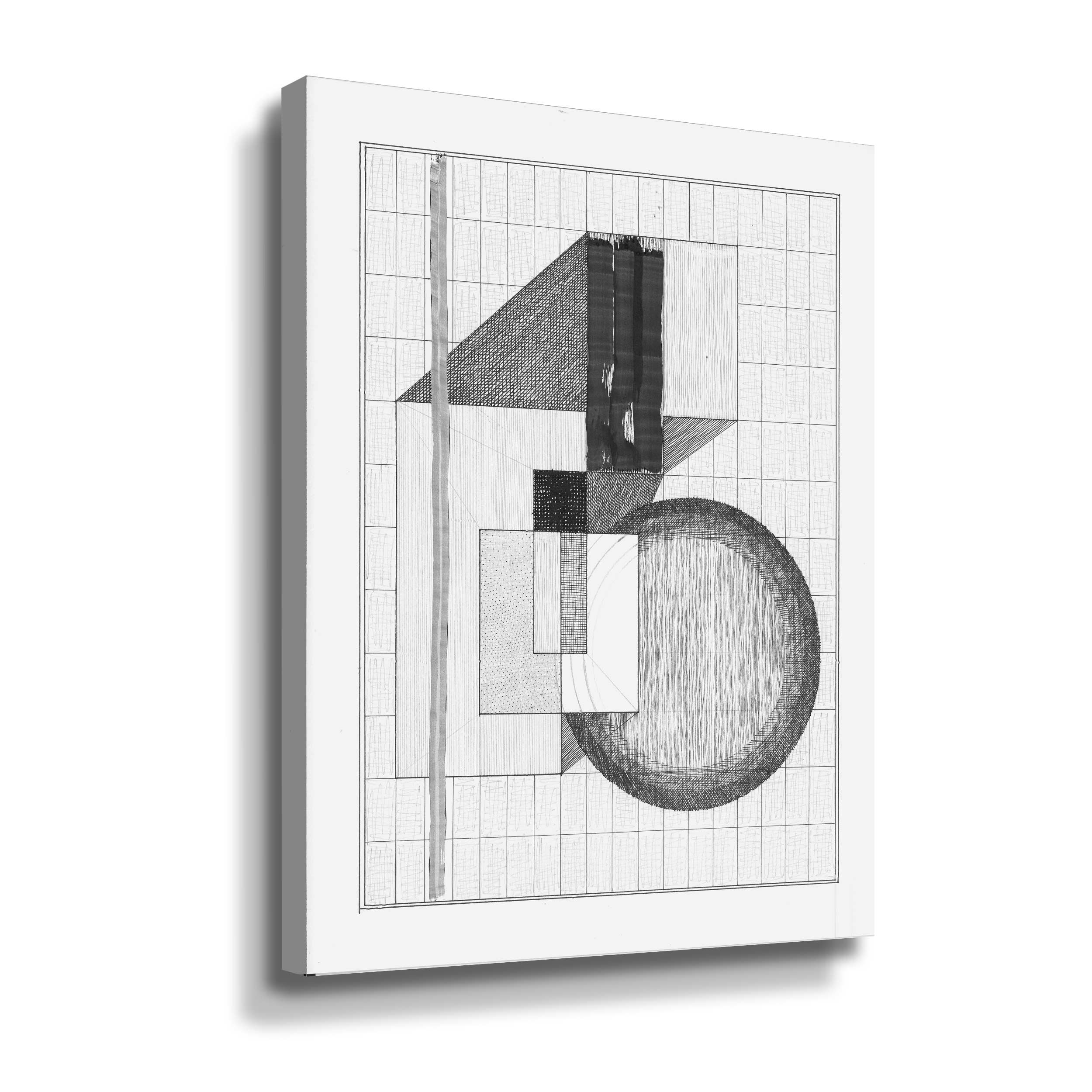 Wrought Studio 2 Chance Drawings Series Two - Painting on Canvas ...