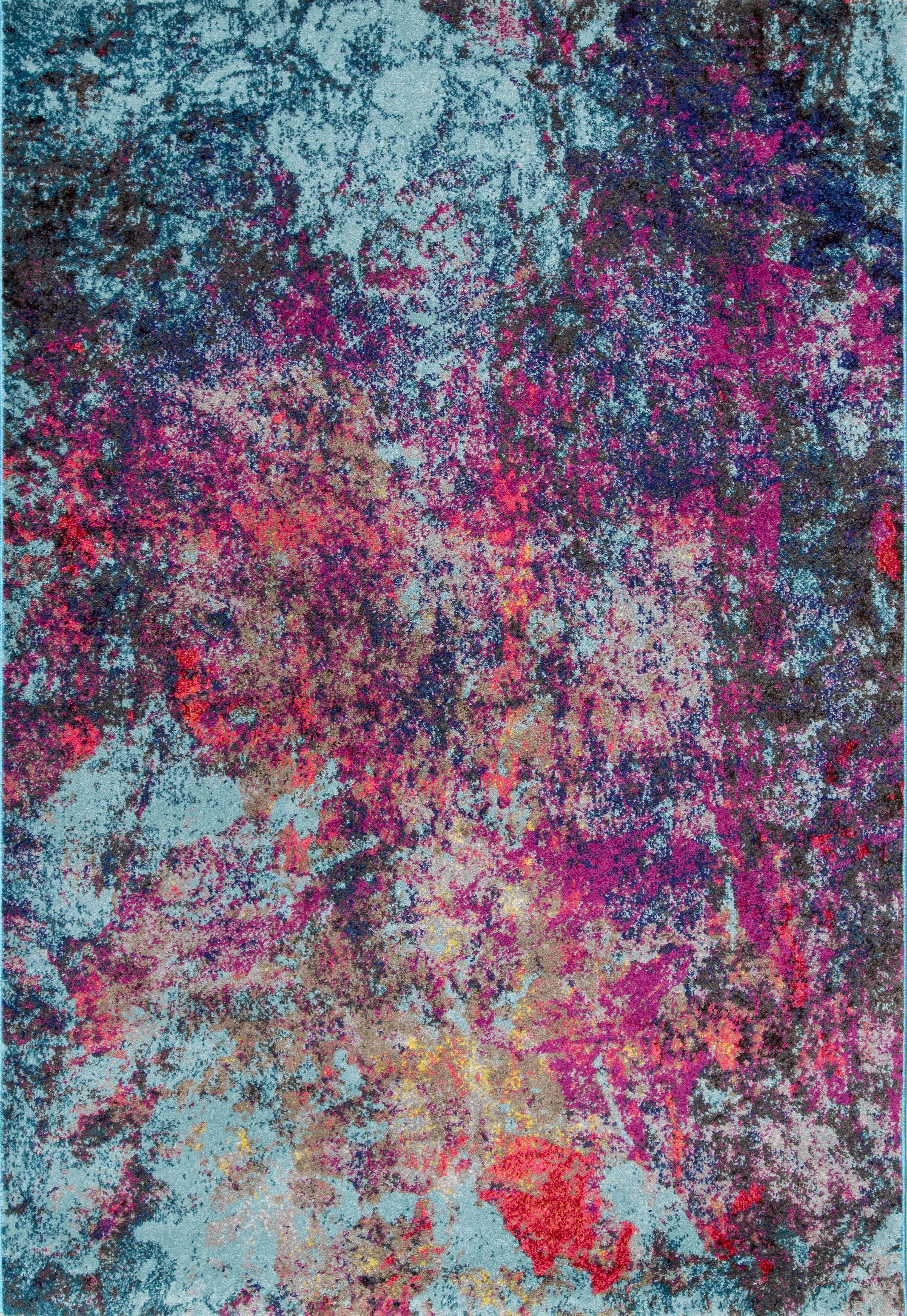 Bungalow Rose Taina Abstract Pink Area Rug & Reviews | Wayfair