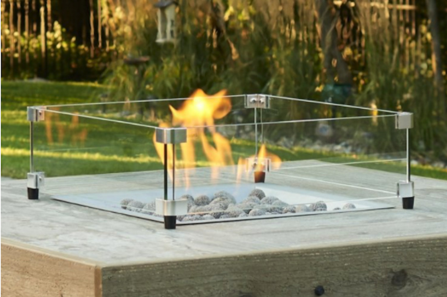 Sunset West Bazaar Square Fire Pit Flame Guard - Wayfair Canada