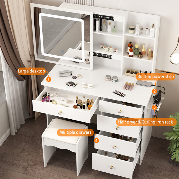 Red Barrel Studio® Jenkinsburg Vanity & Reviews | Wayfair