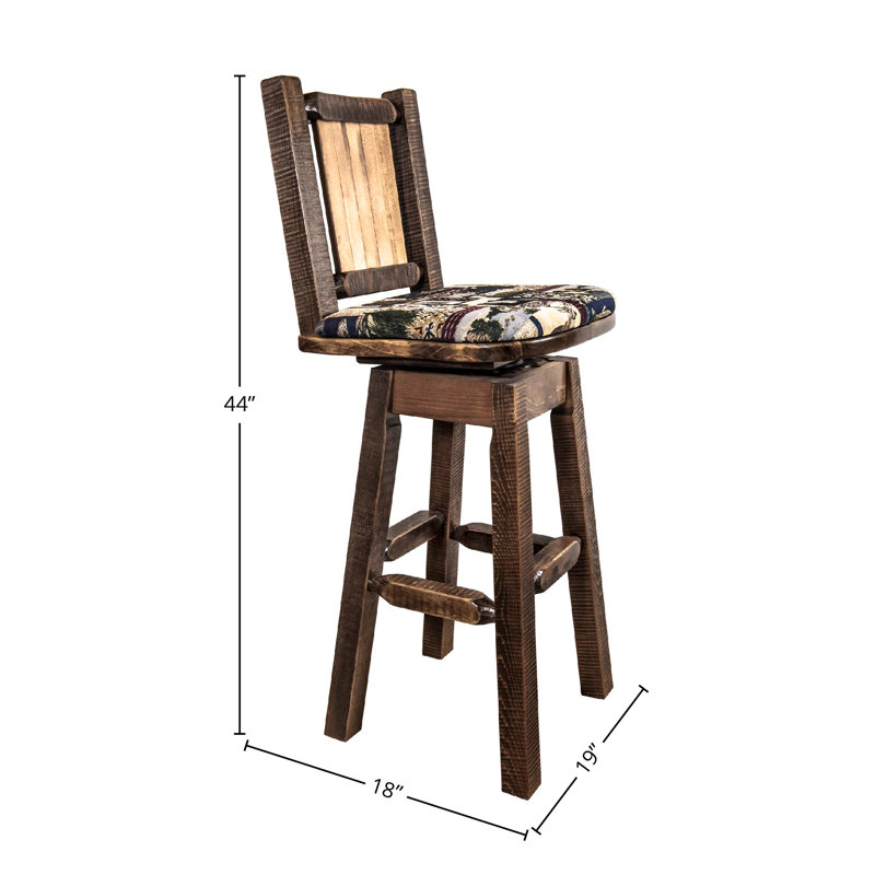 Loon Peak® Homestead Collection 30" Bar Stool | Wayfair