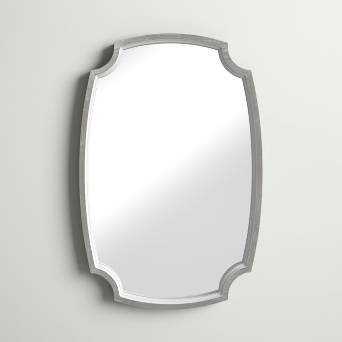 Sand & Stable Nikkie Engineered Wood Flat Wall Mirror & Reviews | Wayfair