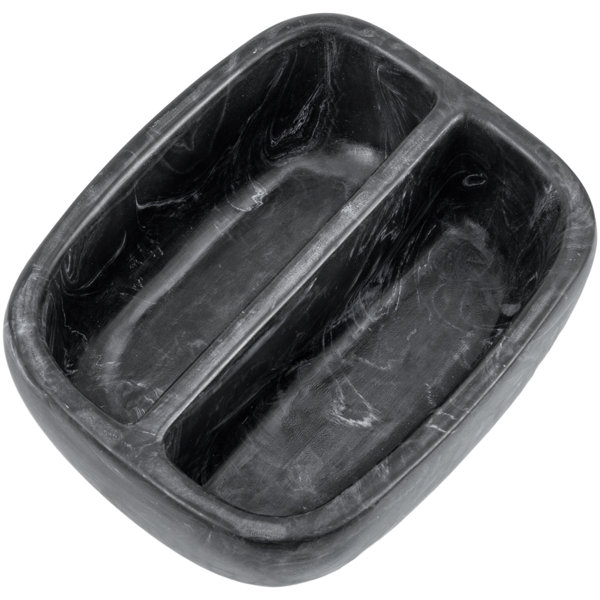 MyGift Modern Black Marble Pattern Sponge Holder | Wayfair
