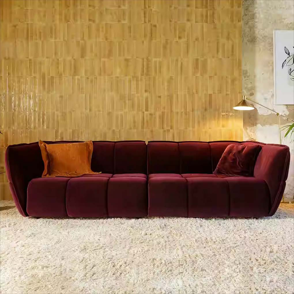 Axis Living Fabric Retro Style Sofa | Wayfair