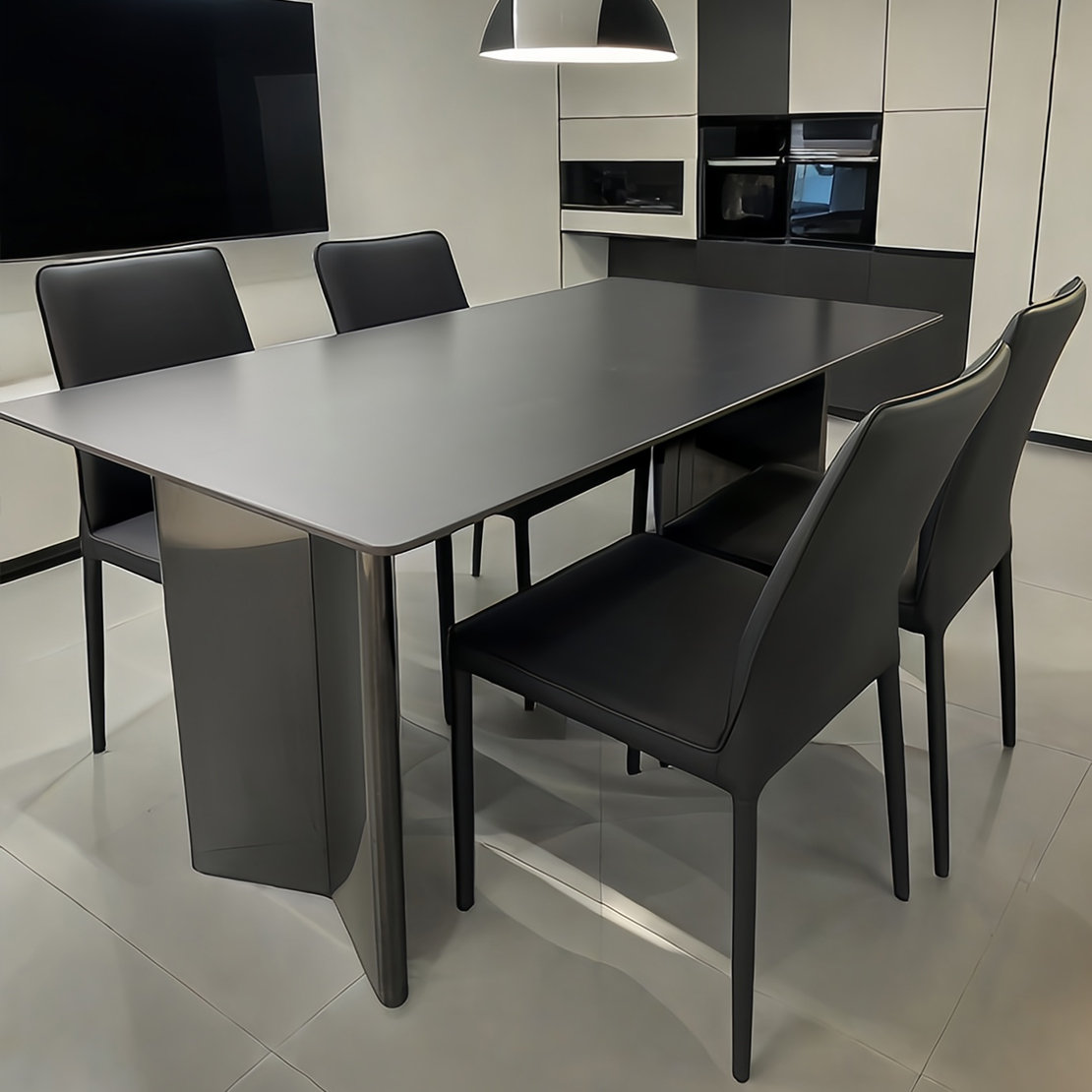 Graceful Nests Furnishings Modern Simple - design Dining Table and ...