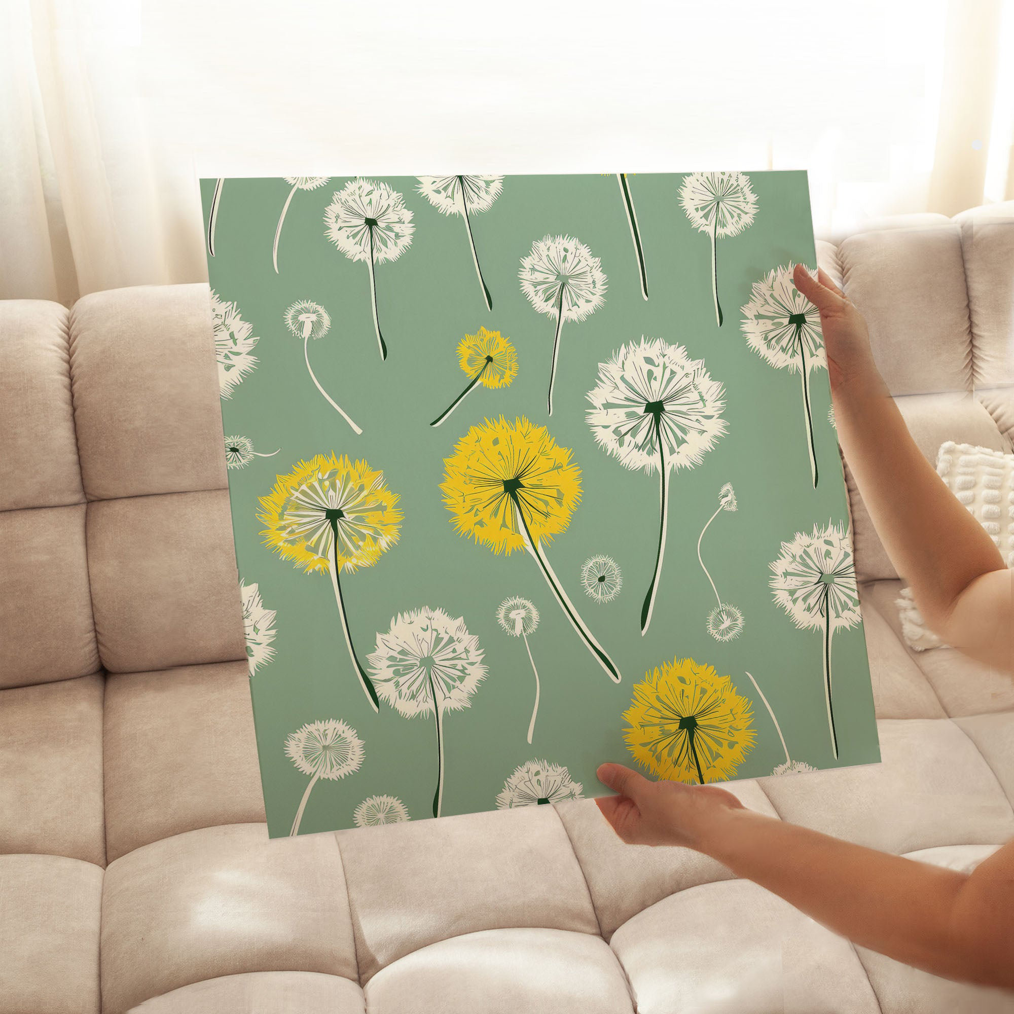 Winston Porter Botanical Spring Dandelions IX Modern Unframed Art Print ...