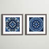 Three Posts™ Navy Nature - 2 Piece Picture Frame Graphic Art Print Set ...