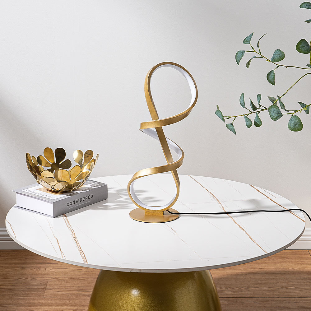 Wade Logan® Brecklyn Metal Novelty LED Table Lamp & Reviews | Wayfair