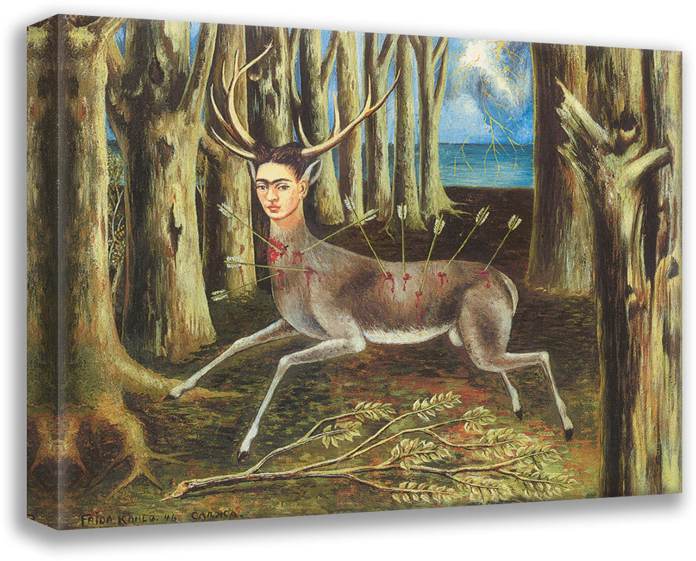 Trinx The Wounded Deer (Little Deer) by Frida Kahlo Gallery Wrapped ...