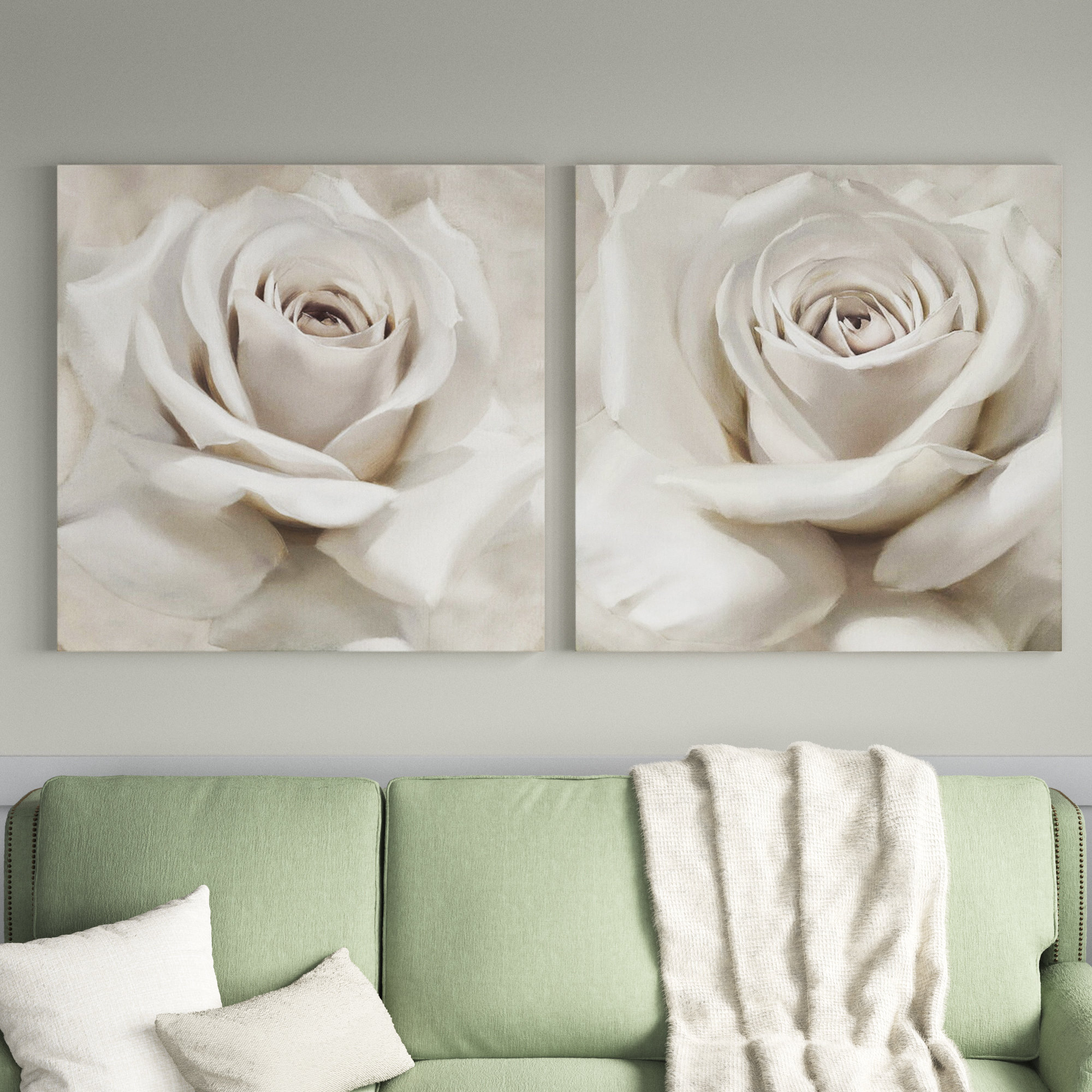 Lark Manor™ Dreamy I - 2 Piece Wrapped Canvas Print Set & Reviews | Wayfair