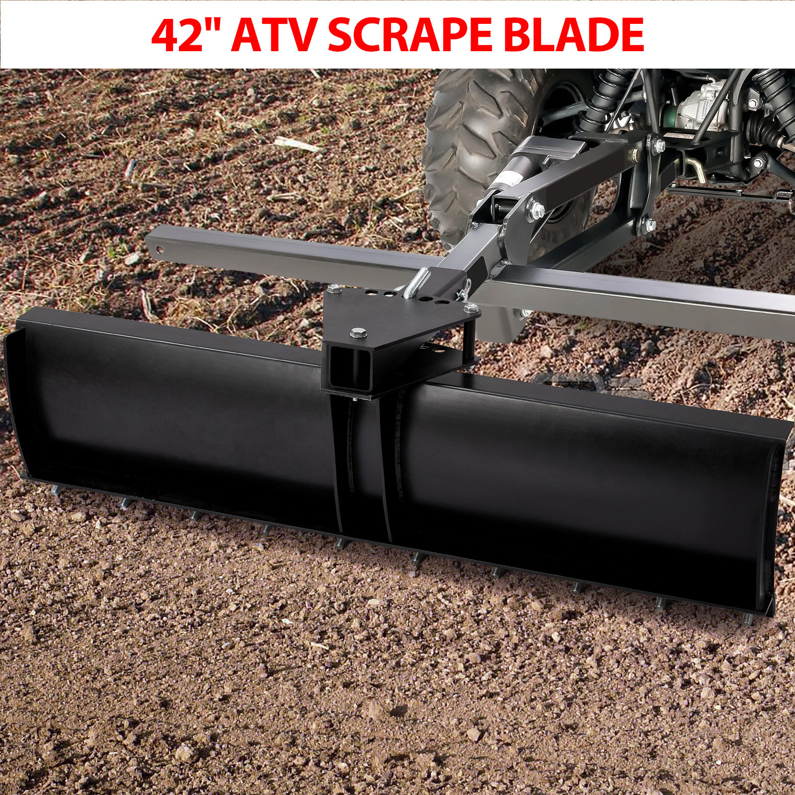 GarveeHome ATV/UTV Plow Implemen with Implements Scrape Blade, 5 ...