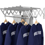 Rebrilliant Aluminum Wall-Mounted Drying Rack & Reviews | Wayfair