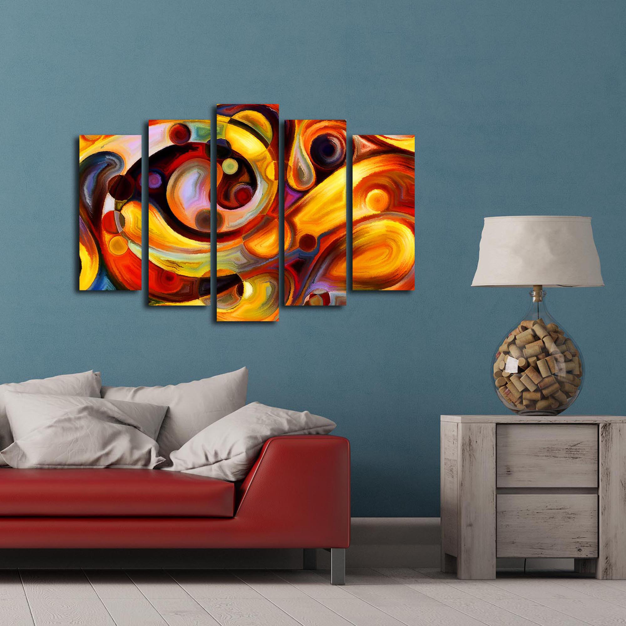East Urban Home 5 Piece Wrapped Canvas Painting Print Set - Wayfair Canada