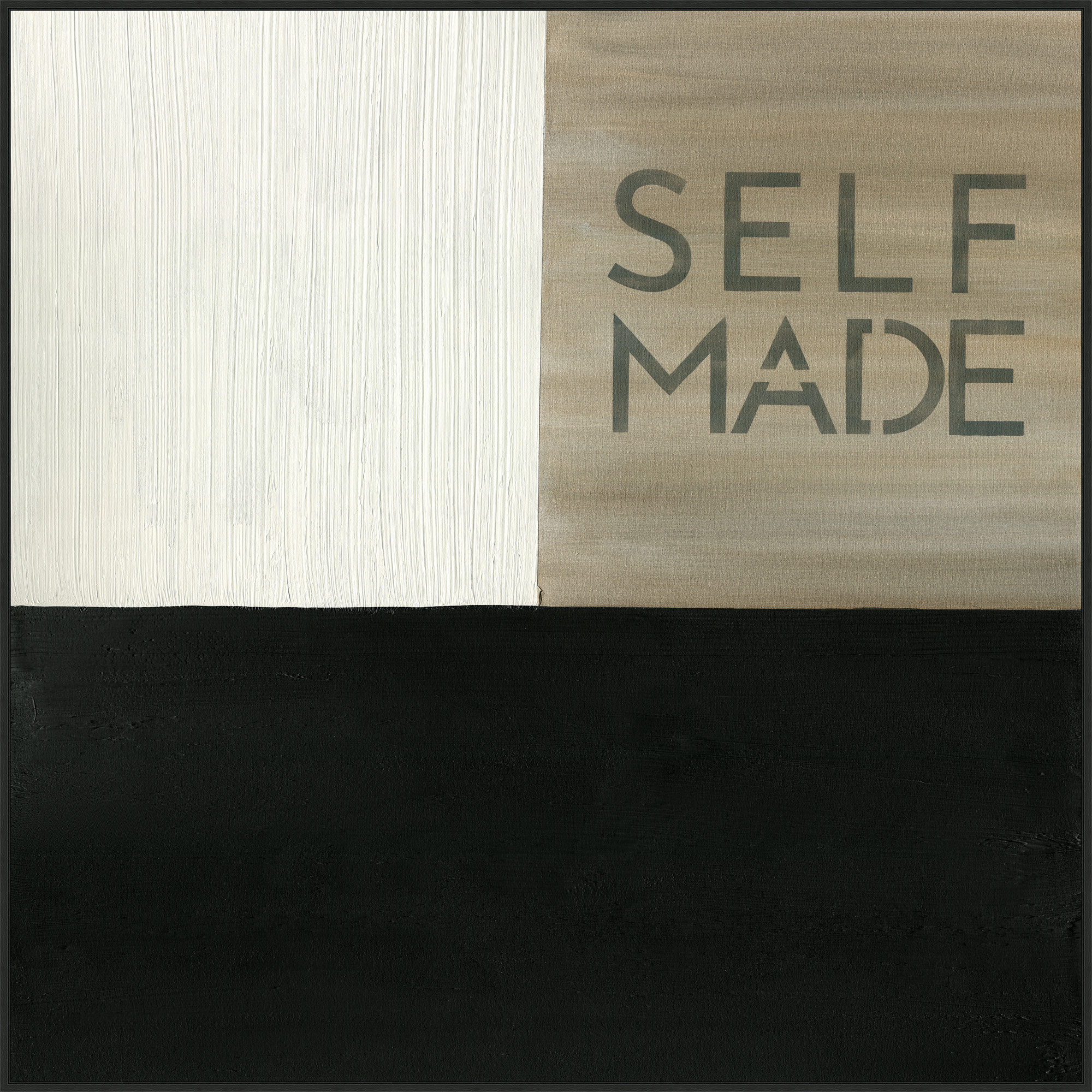 Wendover Art Group Self Made by Thom Filicia - Floater Frame Textual ...