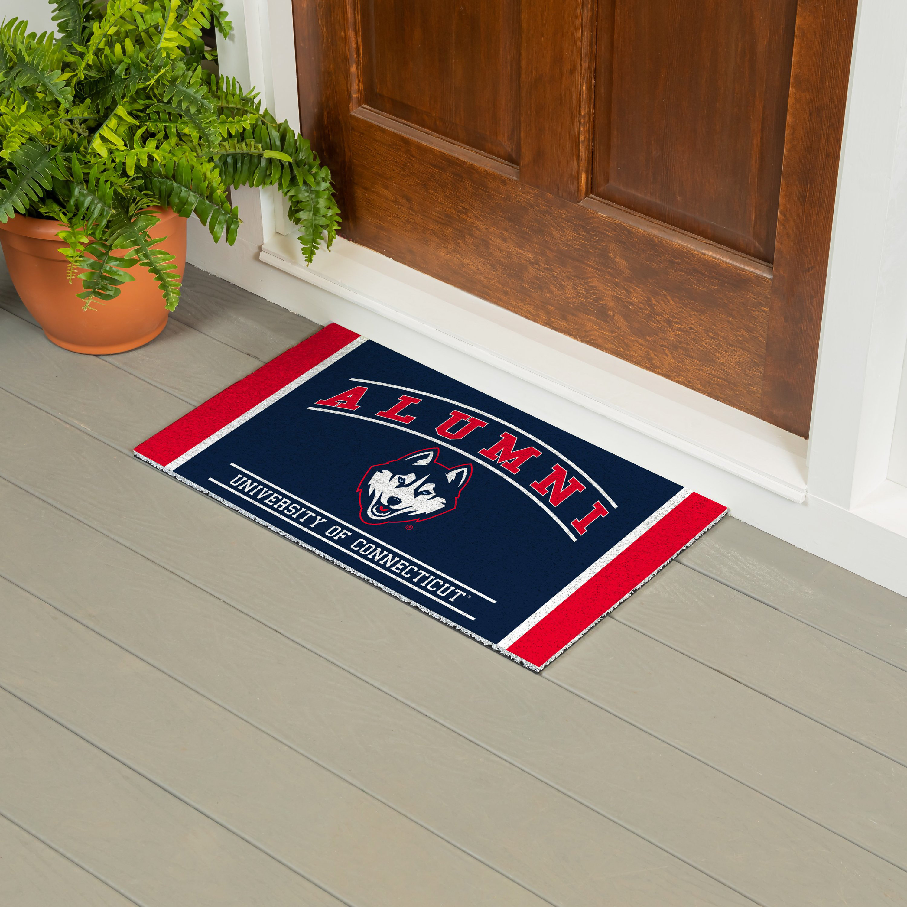 Evergreen Enterprises, Inc University of Connecticut Alumni PVC Mat, 28 ...