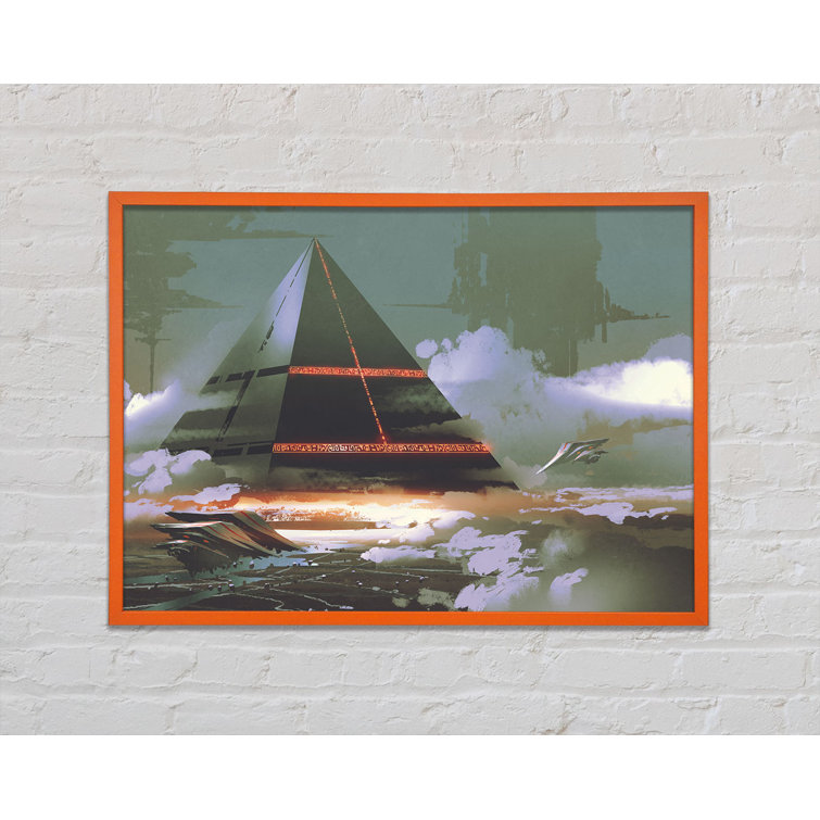 Brayden Studio Pyramid From Another Realm - Single Picture Frame Art ...