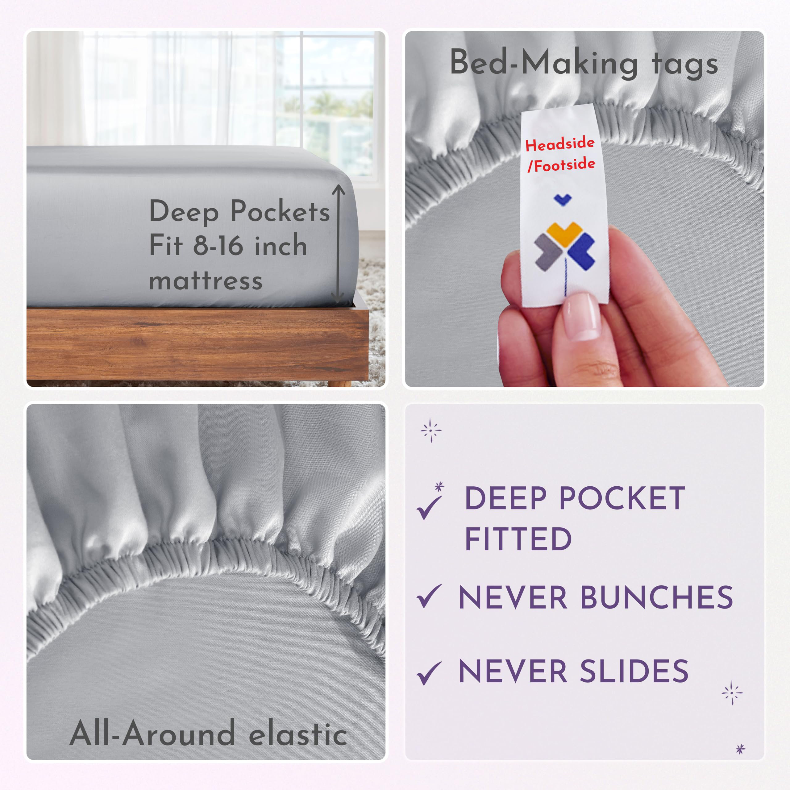 California Design Den 1000 Thread Count Sheet Set, Winner Architectural ...