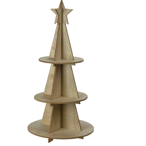 The Seasonal Aisle Wooden Tree Display Stand | Wayfair.co.uk