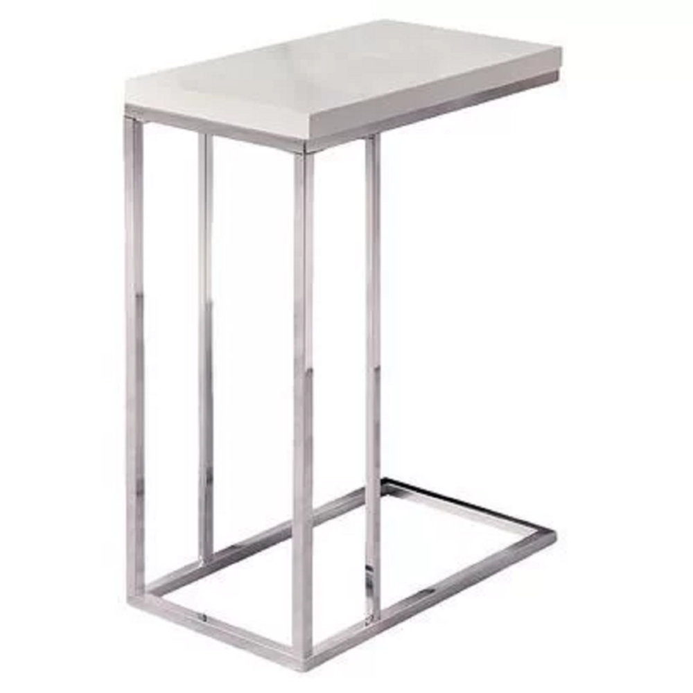 Hokku Designs Attalie Glass Top End Table | Wayfair