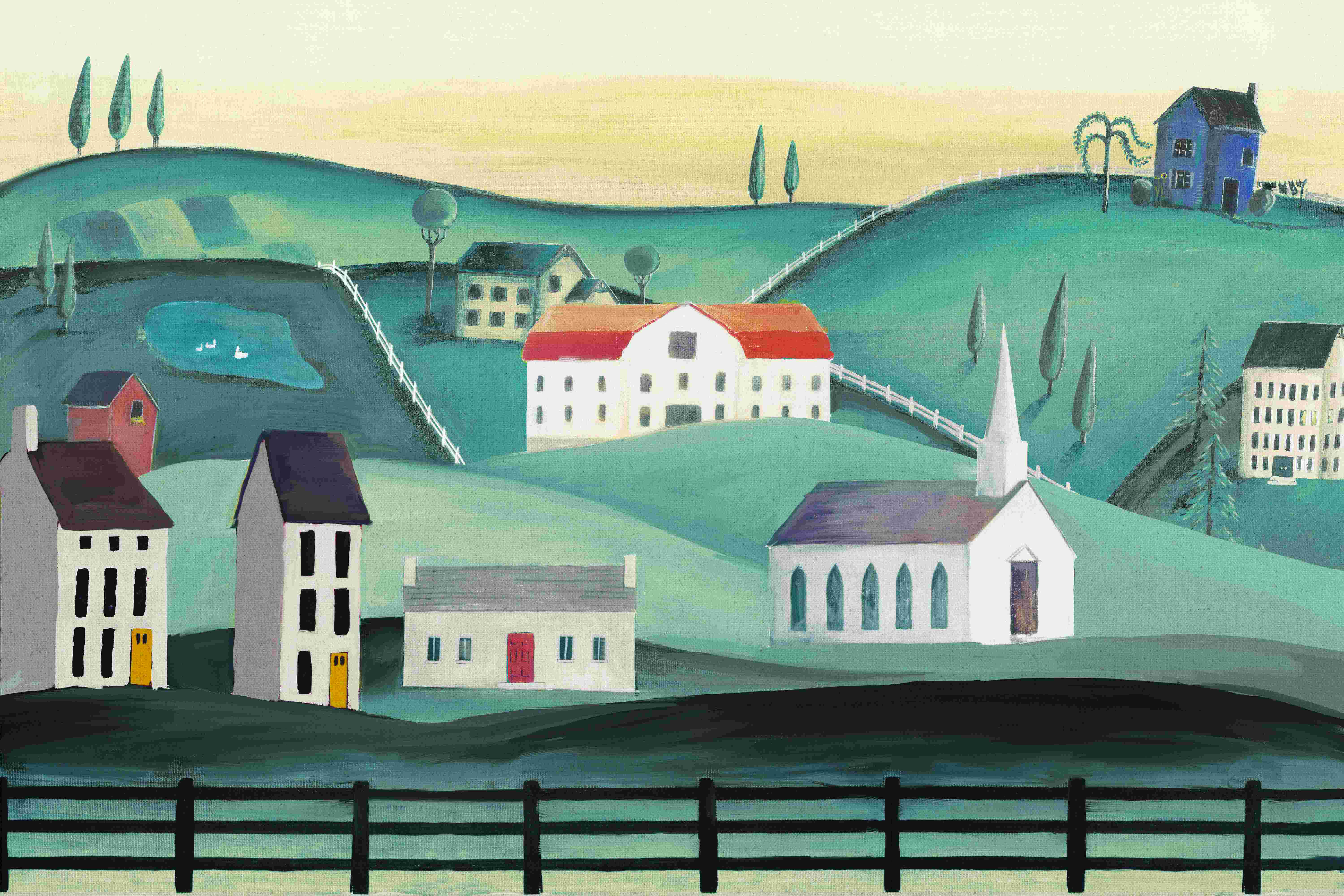 Highland Dunes Primative Town - Wayfair Canada