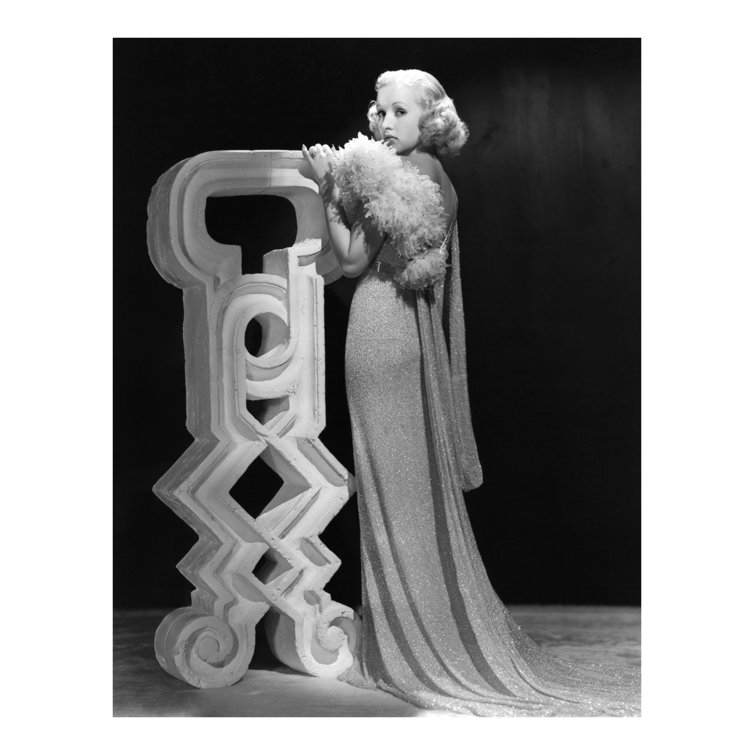 Globe Photos Entertainment Betty Grable Standing And Looking Away On ...