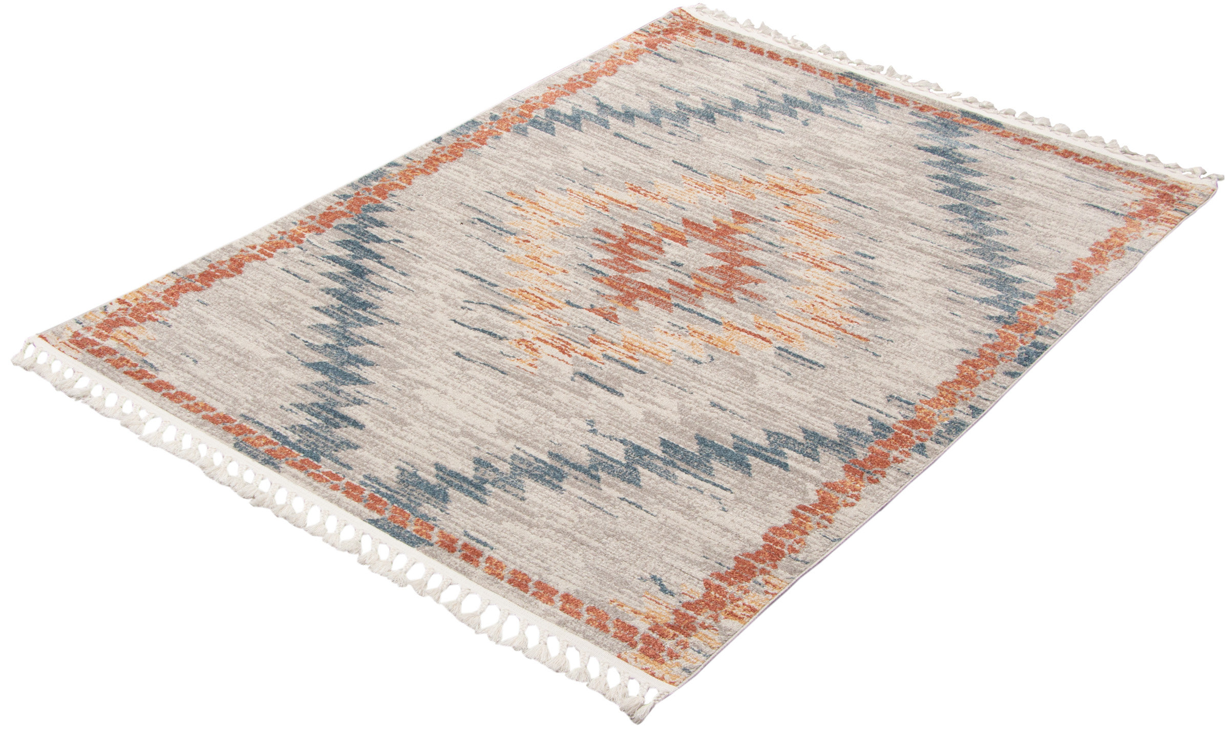 Foundry Select Tapis gris / ivoire à losanges Abdul-Rahim - Wayfair Canada