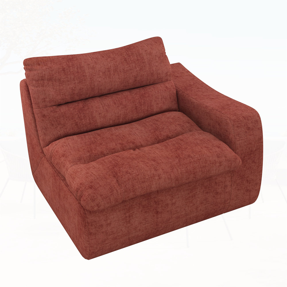 Latitude Run® floor lounge chair with right arm | Wayfair