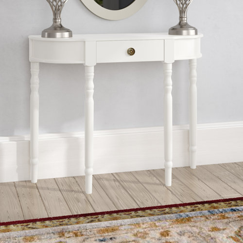 White Wood Console Tables You'll Love | Wayfair