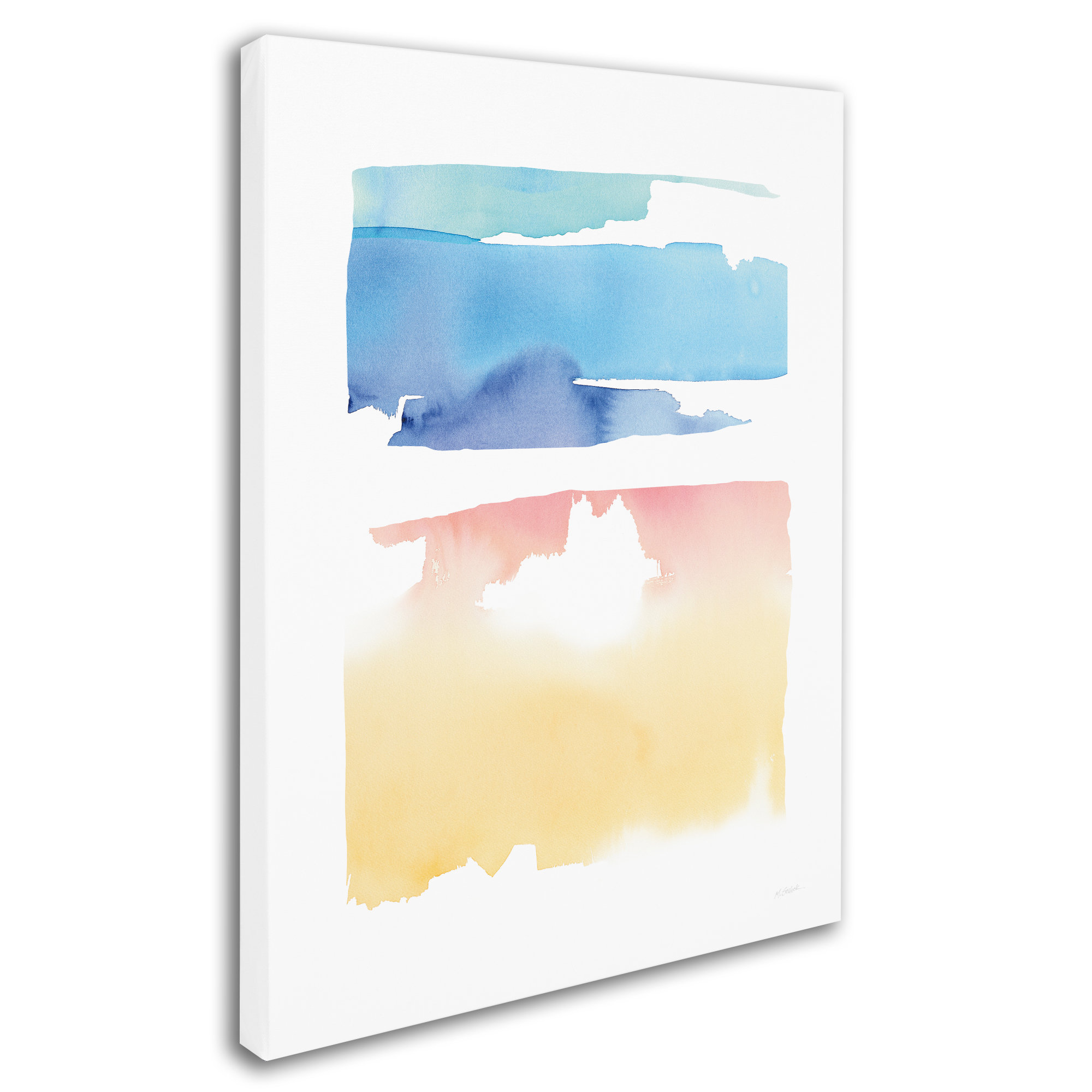 Wrought Studio Thermalito Mike Schick 'Waterslide Merger' Print on ...