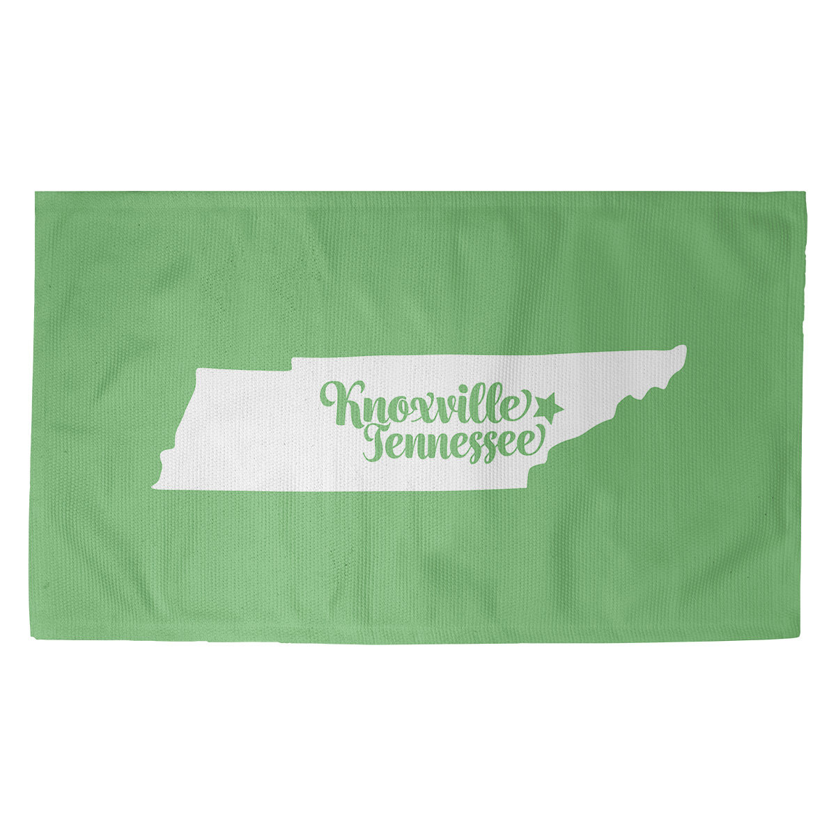 East Urban Home Knoxville Tennessee Green Area Rug | Wayfair