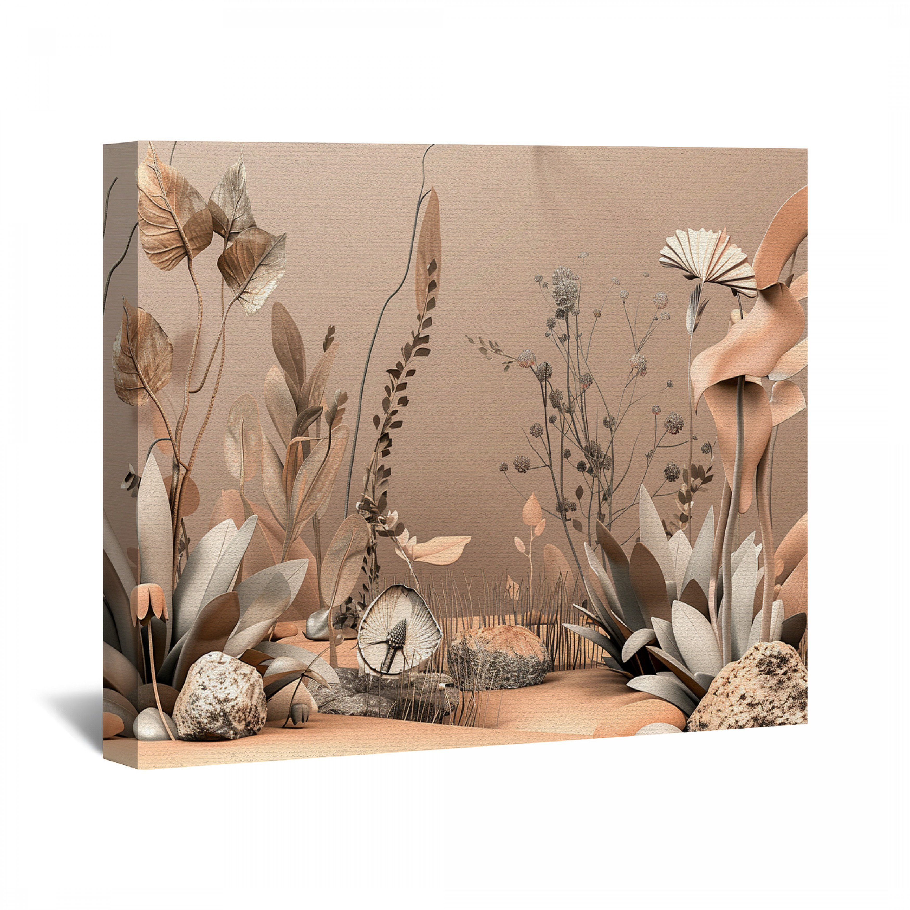 Winston Porter Botanical Canvas Wrap - Nature Wall Decor | Wayfair