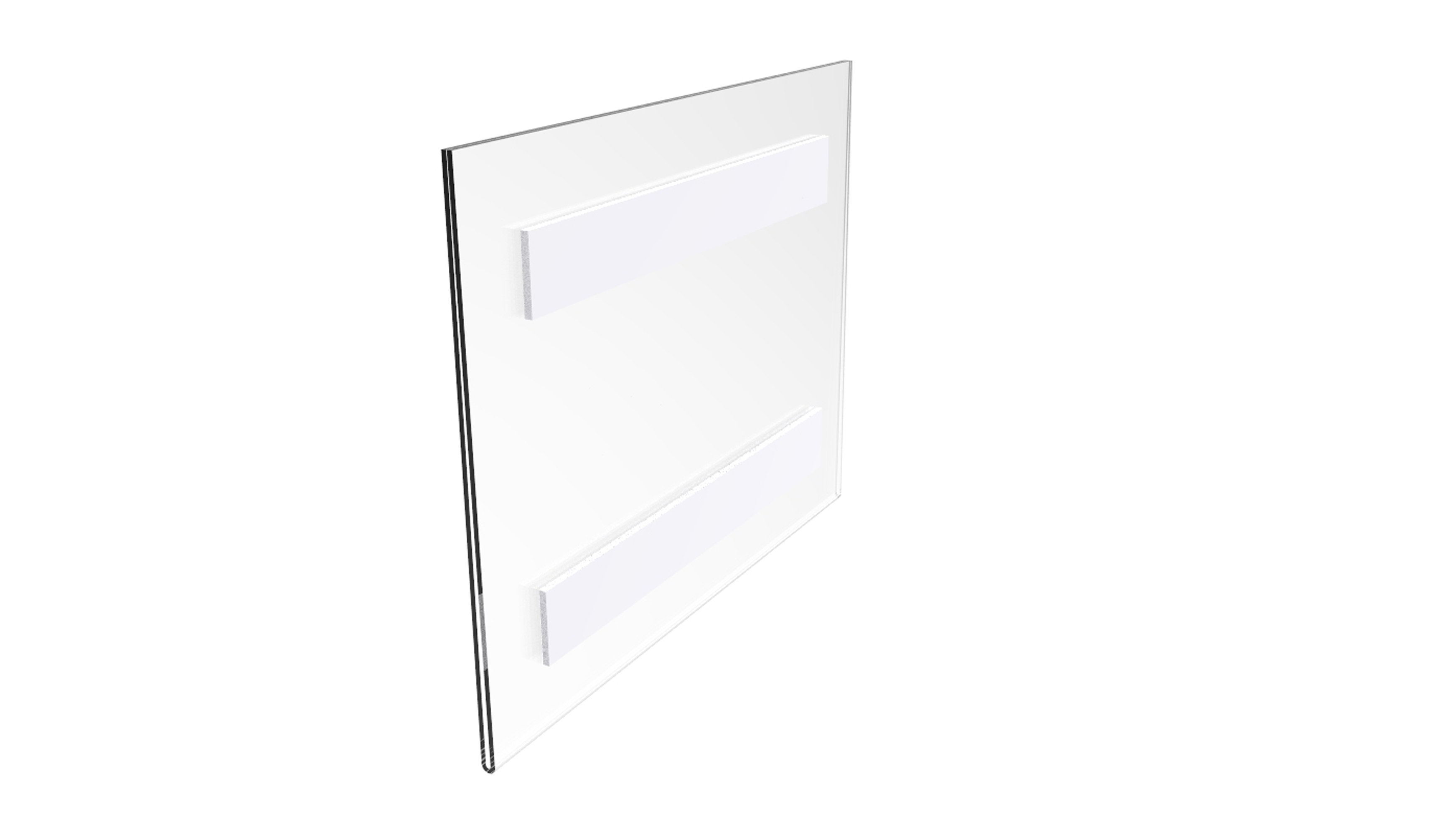 FixtureDisplays Clear Wall-Mount/ Window Signs Plexiglass Acrylic ...