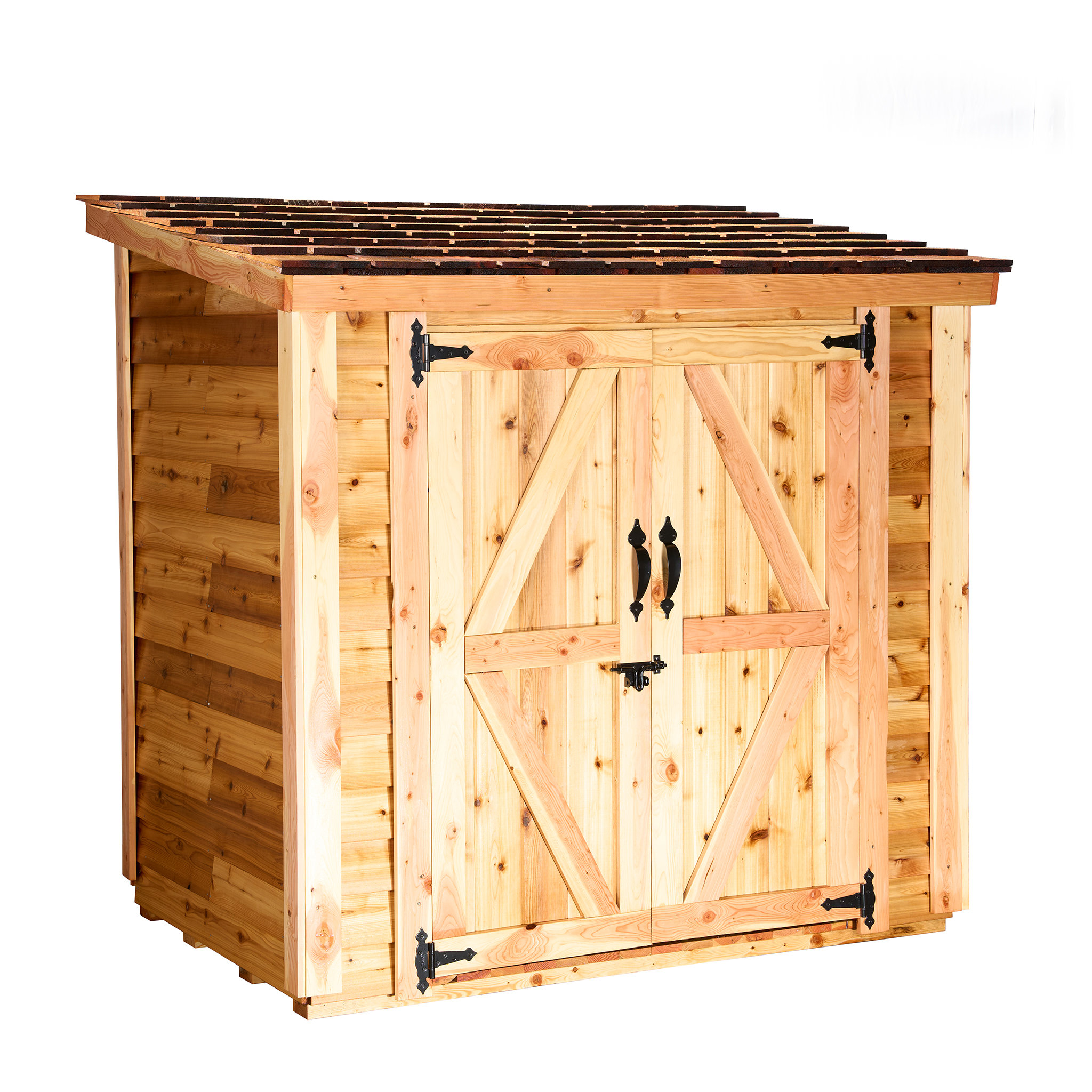BWYK 6 ft. W x 4 ft. D Wood Lean-to Storage Shed | Wayfair