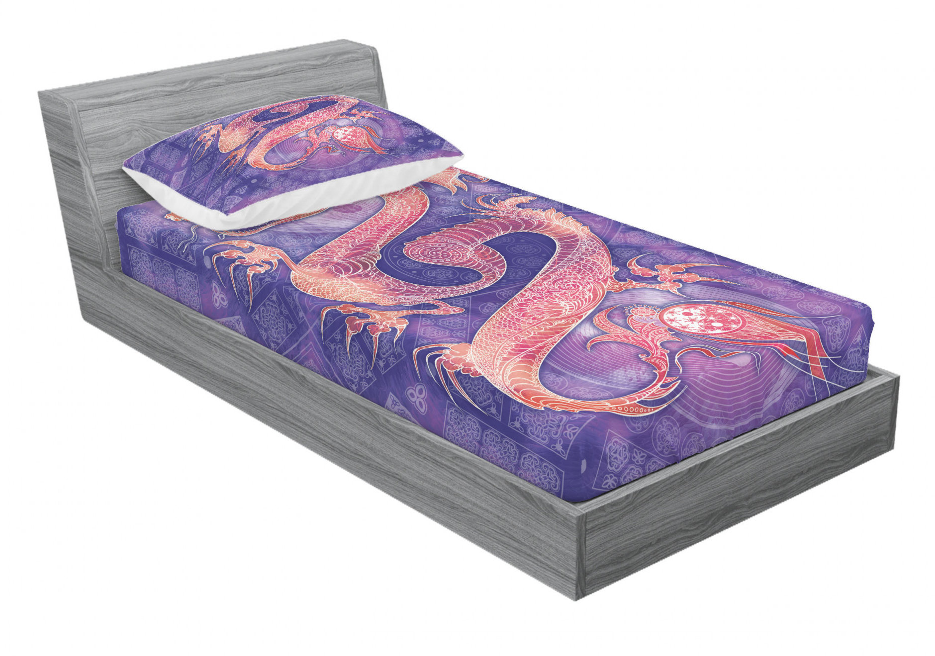 Ambesonne Dragon Sheet Set | Wayfair
