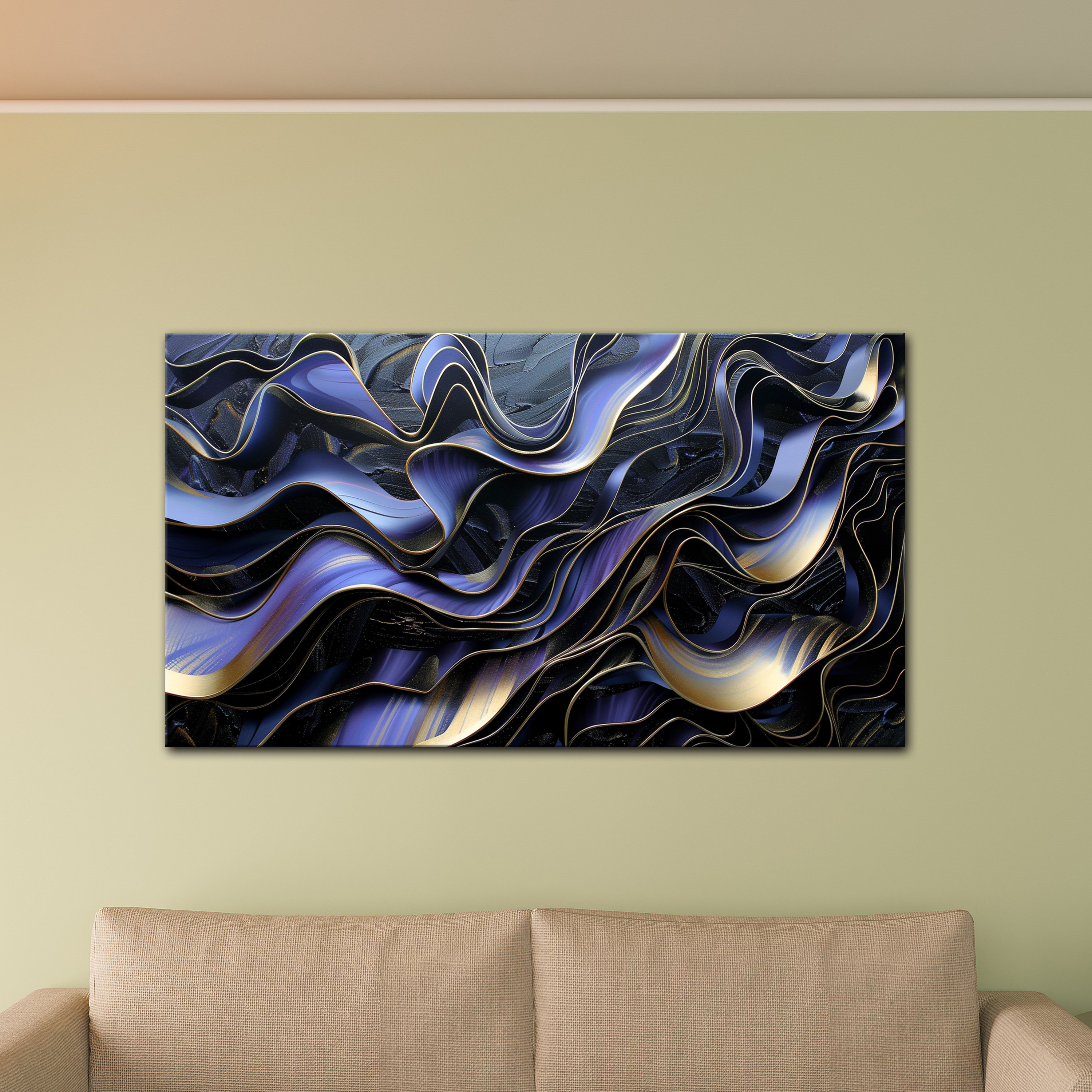 Wrought Studio™ Endless Rhythm: Dazzling Streaming Waves Intertwined by ...