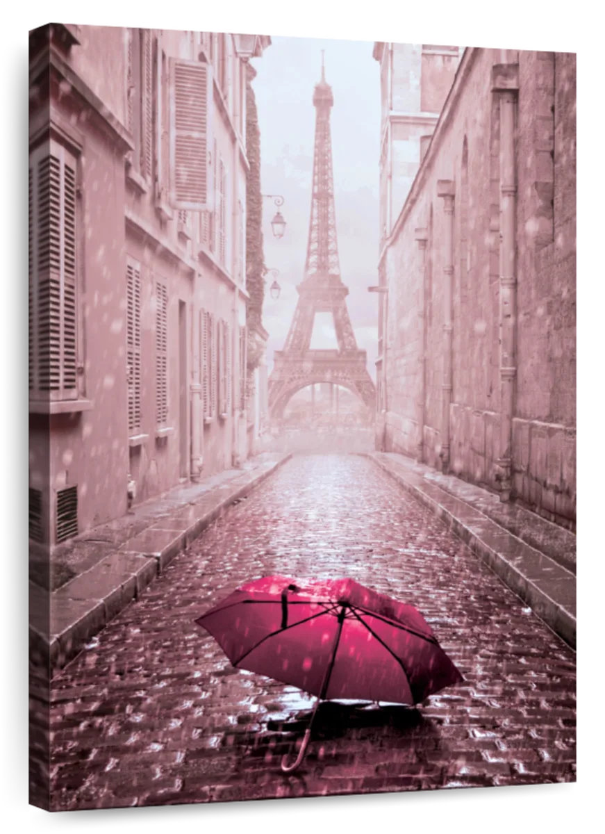 Ebern Designs Lilie Pink Paris Alley | Wayfair
