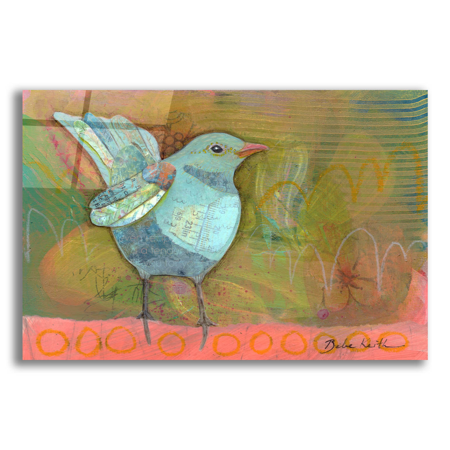 Winston Porter 'Bird Big' by Bebe Keith Acrylic Glass Wall Art | Wayfair