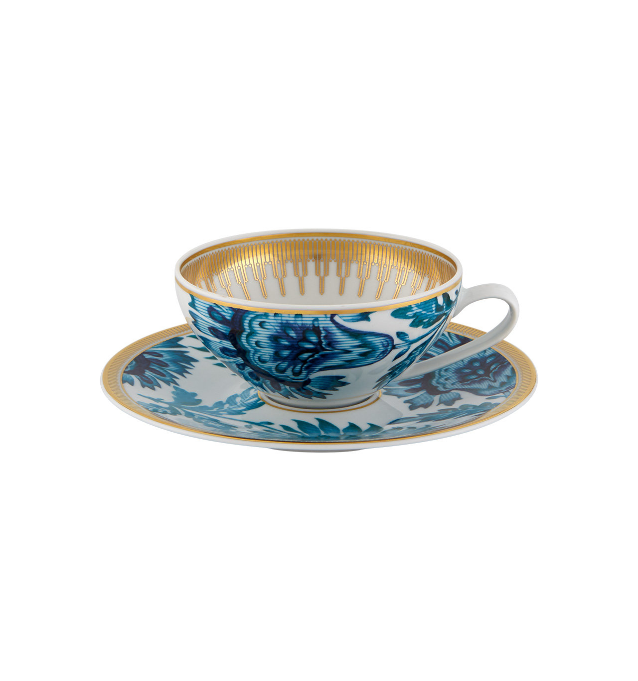 Vista Alegre Gold Exotic Teacup & Saucer - Wayfair Canada
