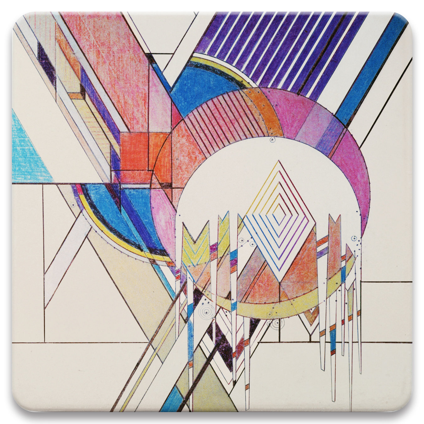 George Oliver Frank Lloyd Wright Frozen Spheres Trivet - Wayfair Canada